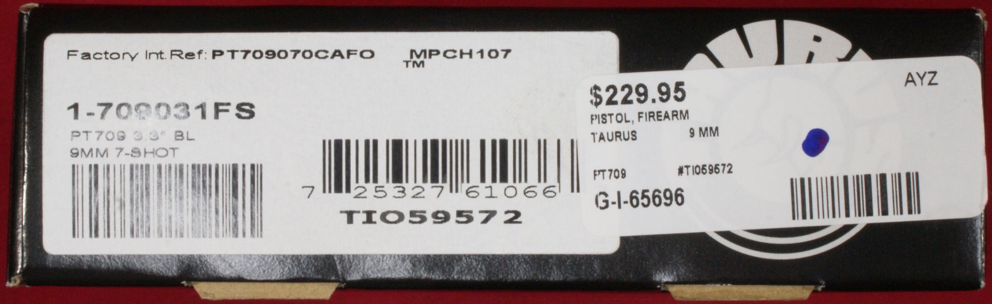 Taurus 709 Review: Part 2 - What's In The Box